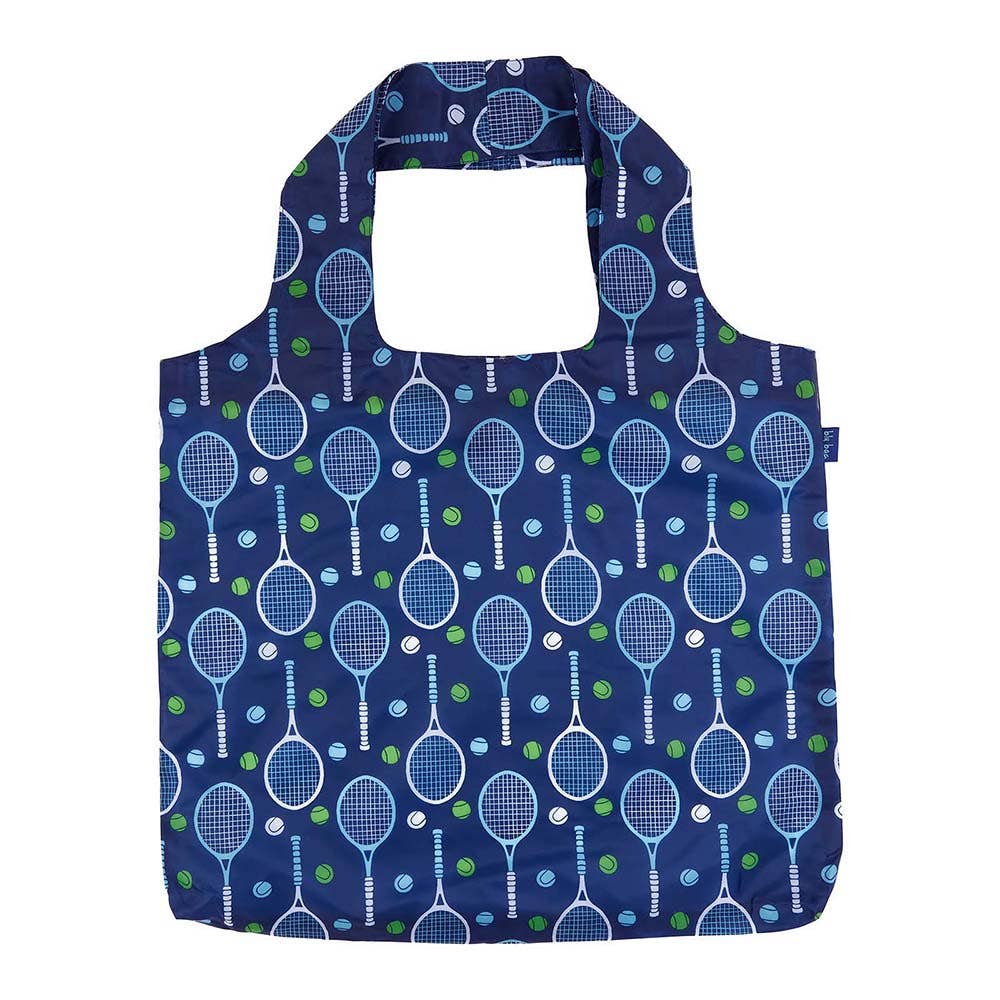 TENNIS NAVY blu Bag Reusable Shopper Tote | Imara International